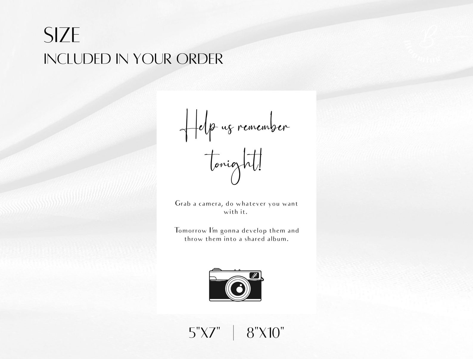 Help Us Remember Tonight, Wedding Signs, Engagement Party, Photo Sign ...