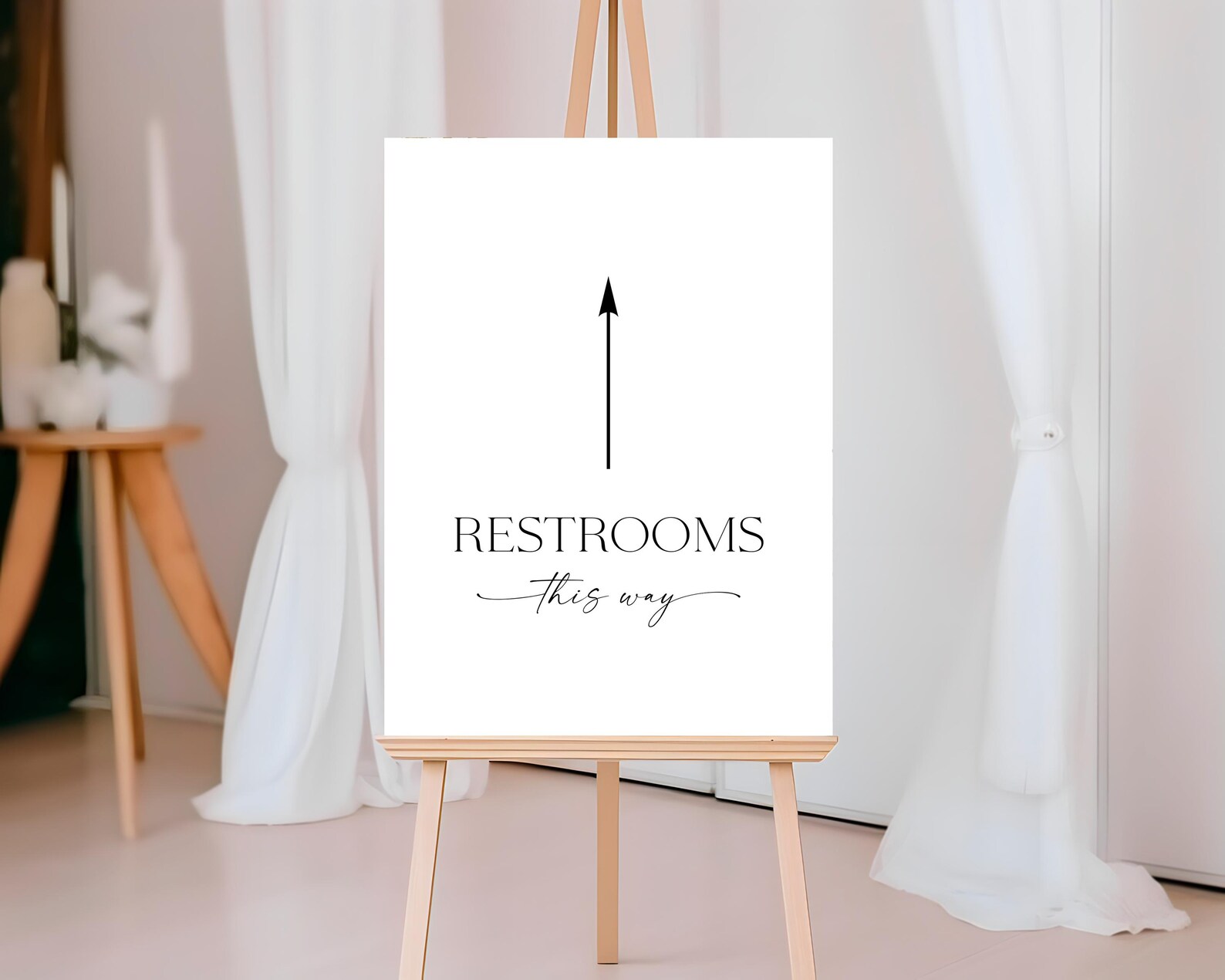 Wedding Bathroom Sign Template, Wedding Ladies Gents Basket Sign ...