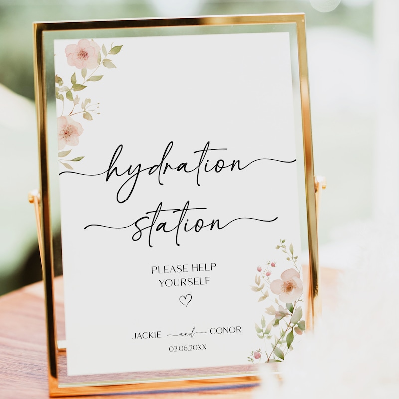 Drink Station Sign - Etsy