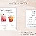 SERENE Signature Drink Sign for Wedding, His and Hers Drinks Sign ...