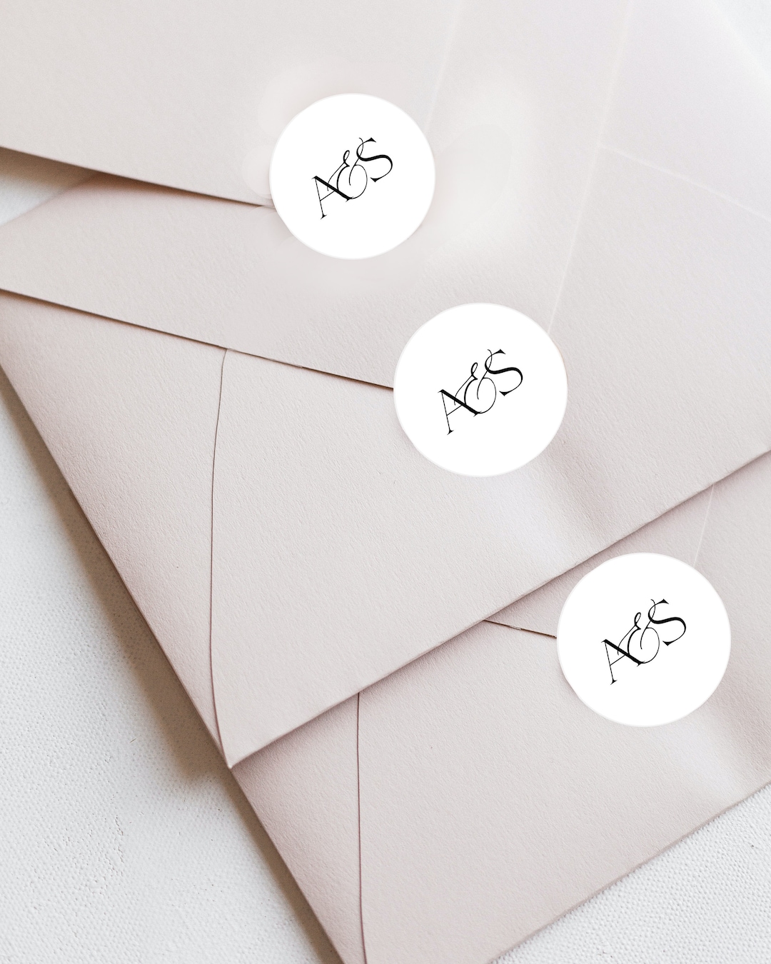 Wedding Invitation Envelope Seal, Round Envelope Seal, Digital Envelope ...