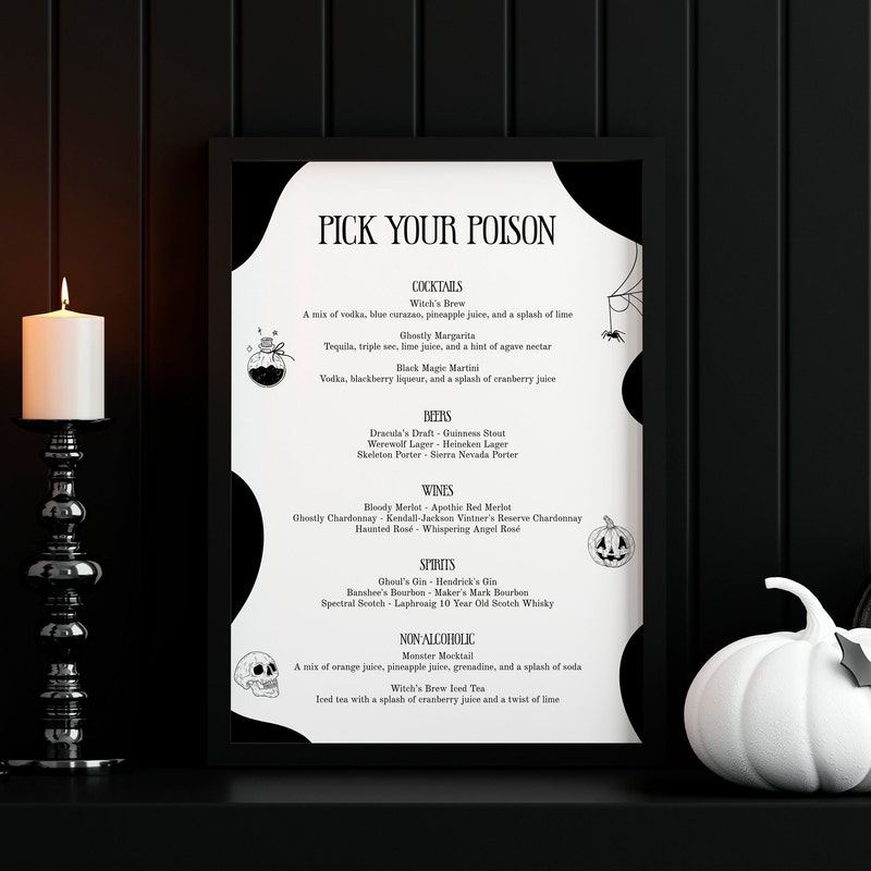 Halloween Cocktail - Etsy