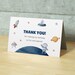 Outer Space Thank You Card Template, Printable Thank You Card, Boys ...