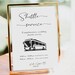 Wedding Shuttle Sign Template Wedding Transportation Sign - Etsy
