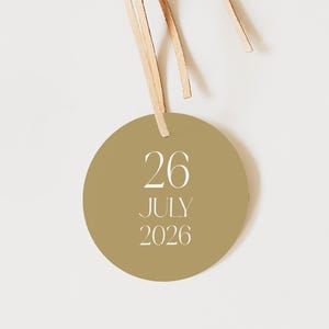 Digital Download Custom Tags Template, Self-editing, Wedding Invitation ...