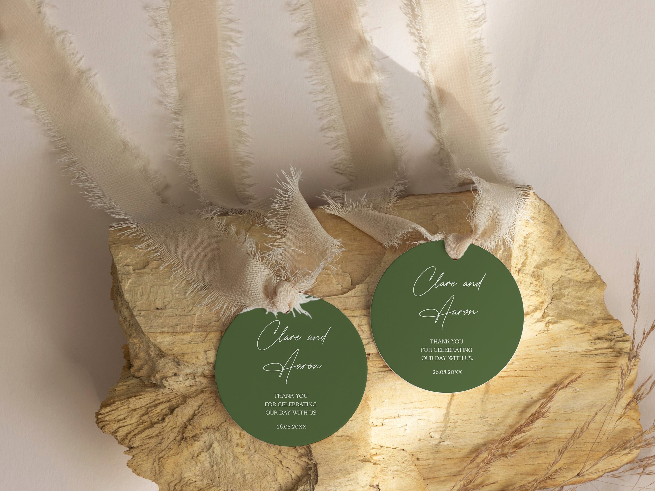 Digital Download Custom Tags Template, Self-editing, Wedding Guest Gift ...