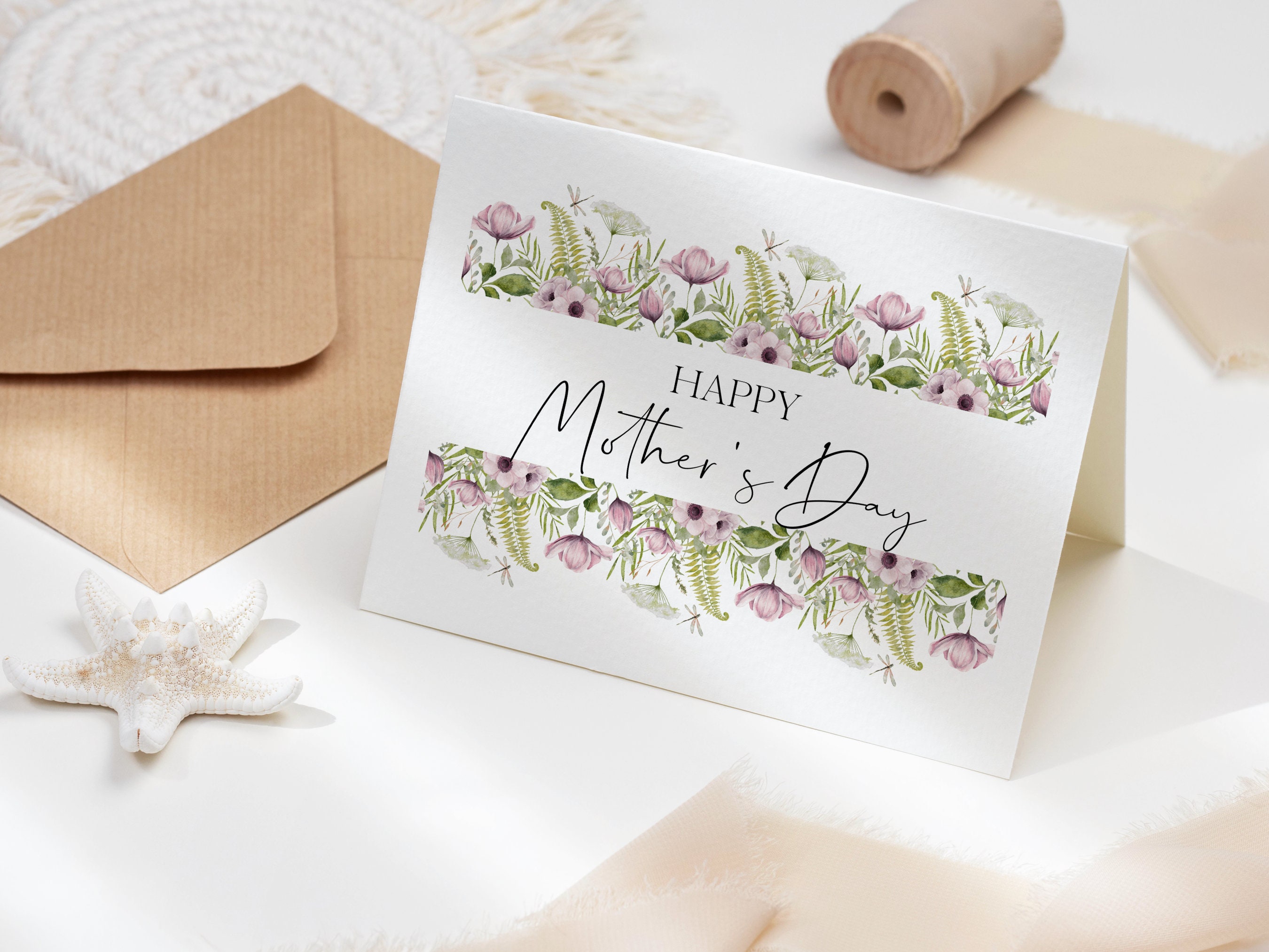 Happy Mothers Day Card, 1st Mothers Day Greeting Card Printable ...