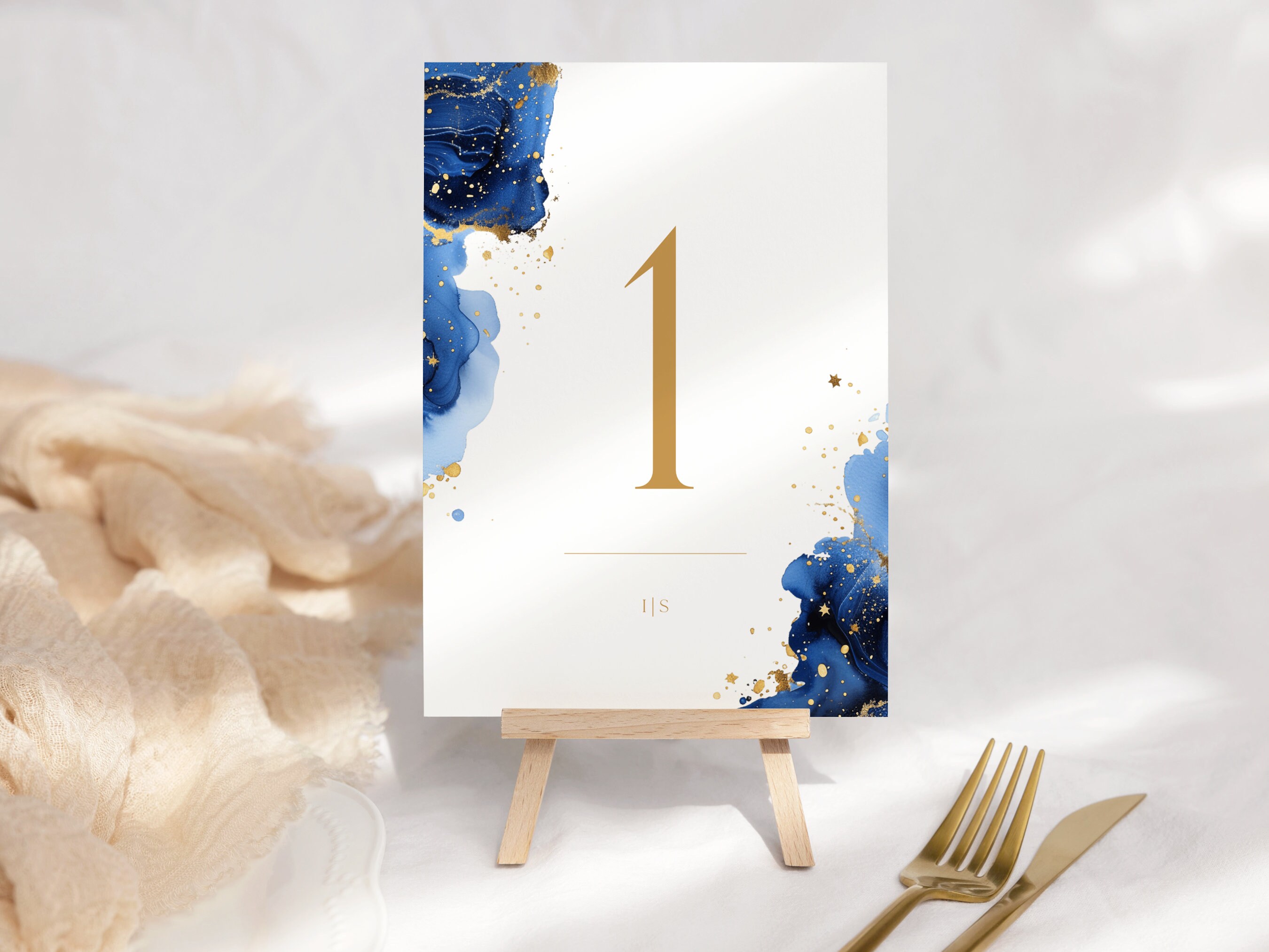 Celestial Wedding Table Numbers Template, Moon and Stars Table Sign ...