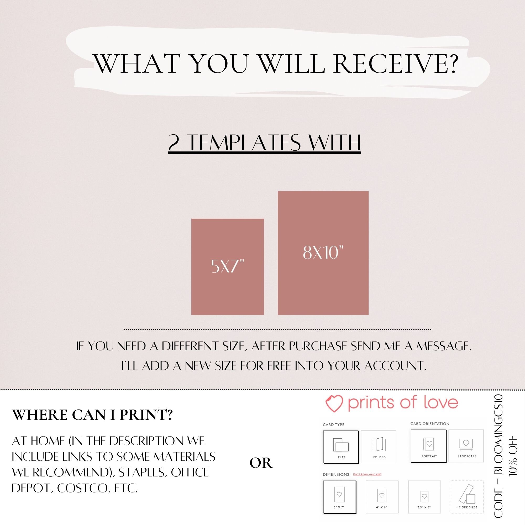 Baby in Bloom Drink Menu Template, Floral Bar Menu Sign, Editable ...