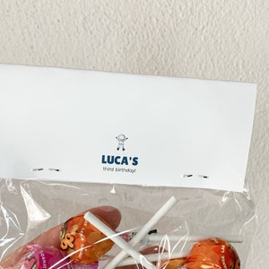 Editable Treat Bag Toppers, Astronaut Birthday Party, Outer Space Candy ...