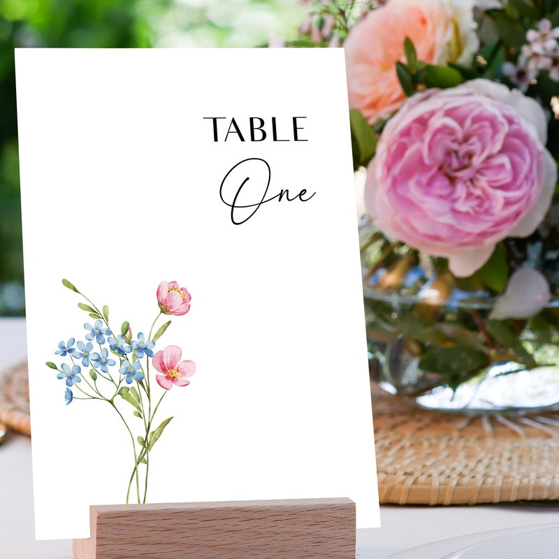 Table Number Cards - Etsy