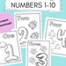 Printable Numbers 1-10 Coloring Book for Kids | Homeschool Learning ...