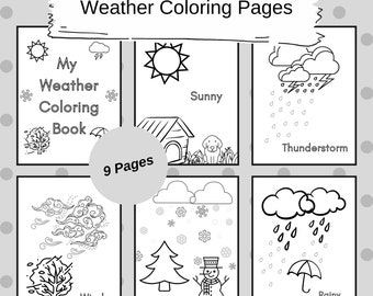 Weather Activity Printable - Etsy