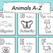 26 Pages Animals A-Z Coloring Pages | Animal ABC Coloring Book | ABC ...