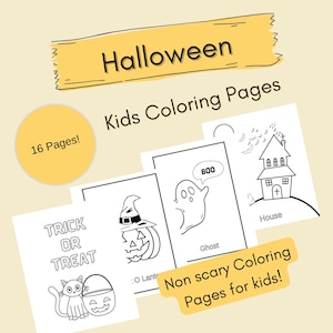 Halloween Coloring Pages for Kids | Coloring Book for Toddlers ...