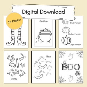 Halloween Coloring Pages for Kids | Coloring Book for Toddlers ...