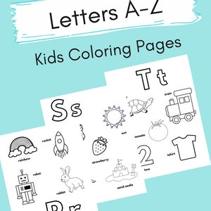 26 Alphabet Coloring Pages | ABC Preschool, Kindergarten & Homeschool ...