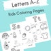 26 Alphabet Coloring Pages | ABC Preschool, Kindergarten & Homeschool ...