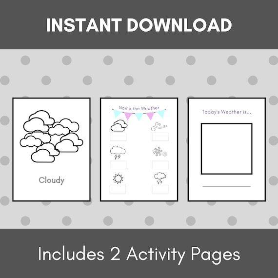 Cloudy Day Coloring Pages