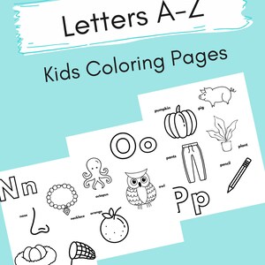 26 Alphabet Coloring Pages | ABC Preschool, Kindergarten & Homeschool ...