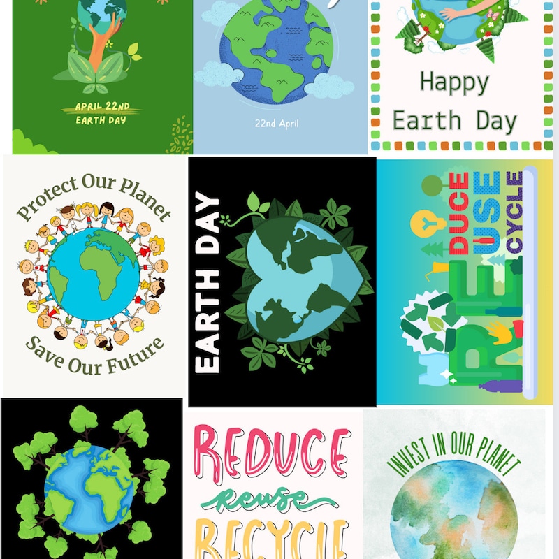 Save the Earth Poster - Etsy