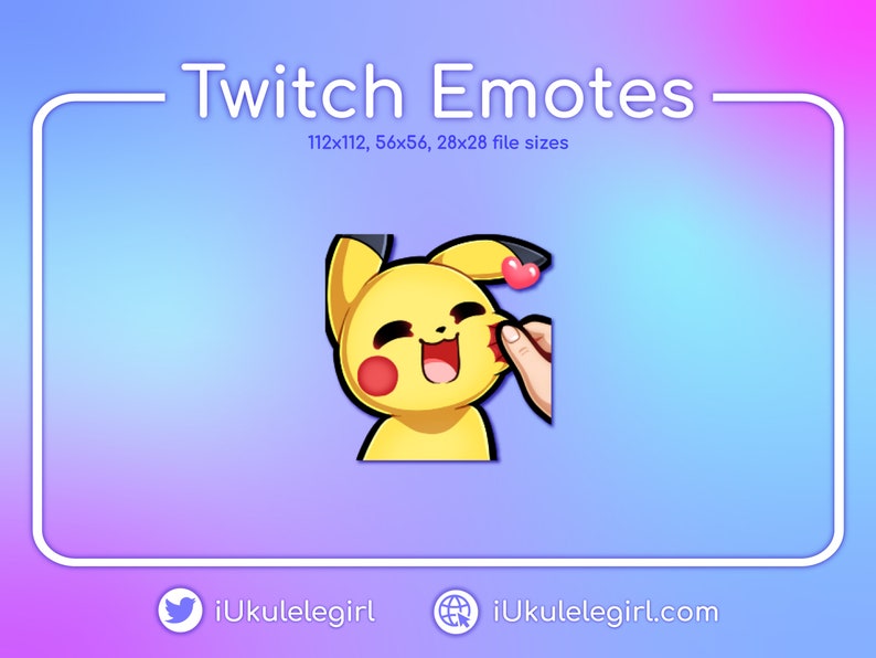 Pikachu Pinch Emote [twitch/discord] - Etsy