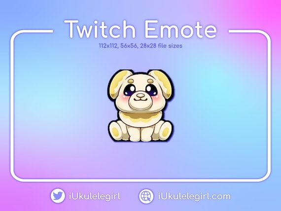 Fidough Sit Emote twitch/discord - Etsy