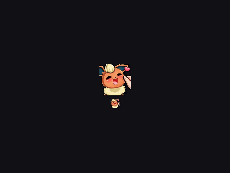 Flareon Pinch Emote [twitch/discord] - Etsy