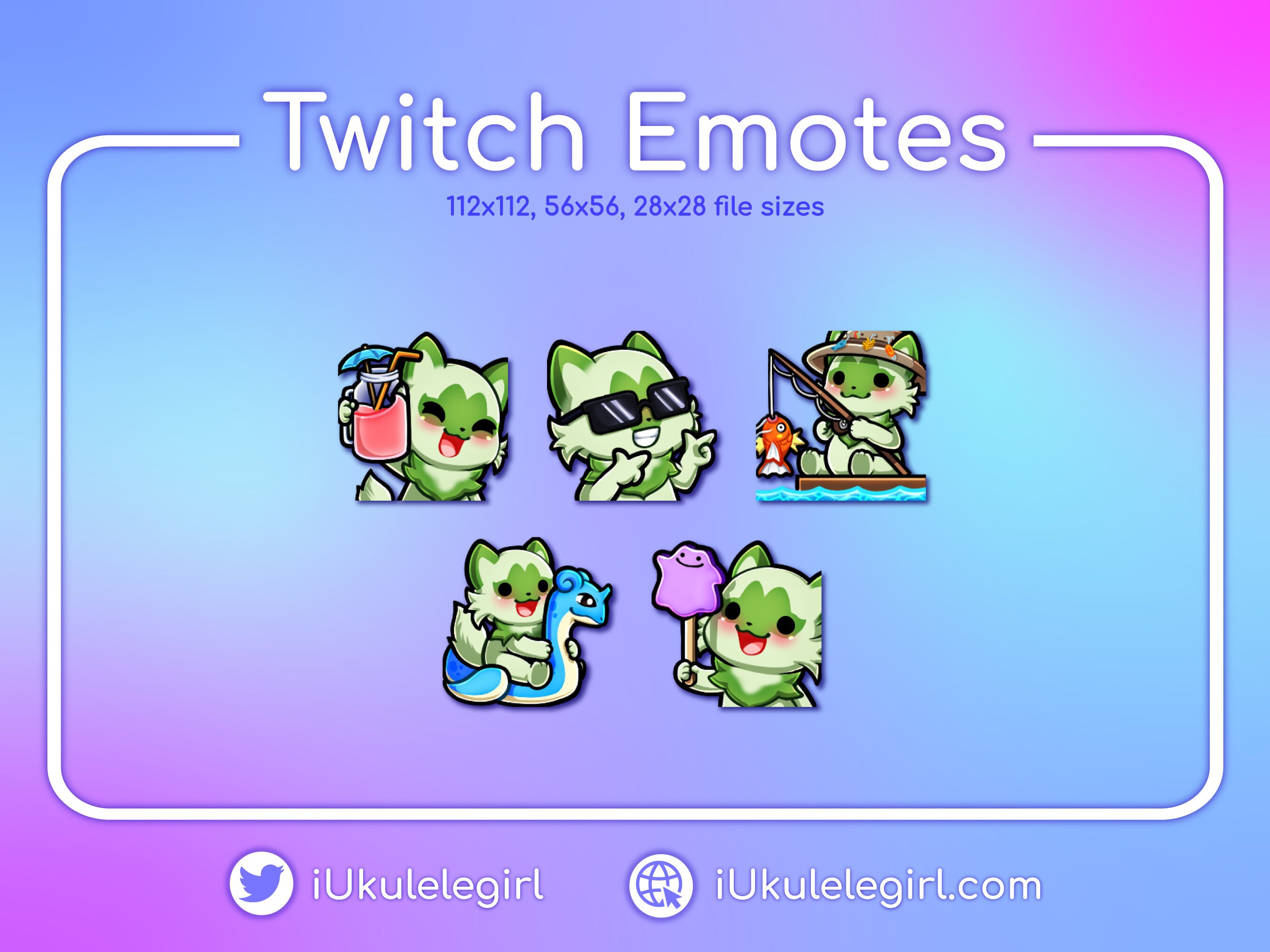 Sprigatito Pokemon Emotes [twitch/discord] - Etsy