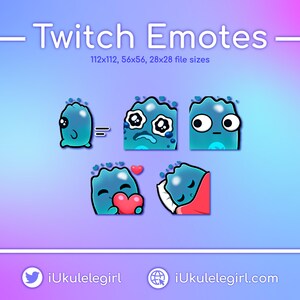 Water Sprite Twitch Emotes - Etsy