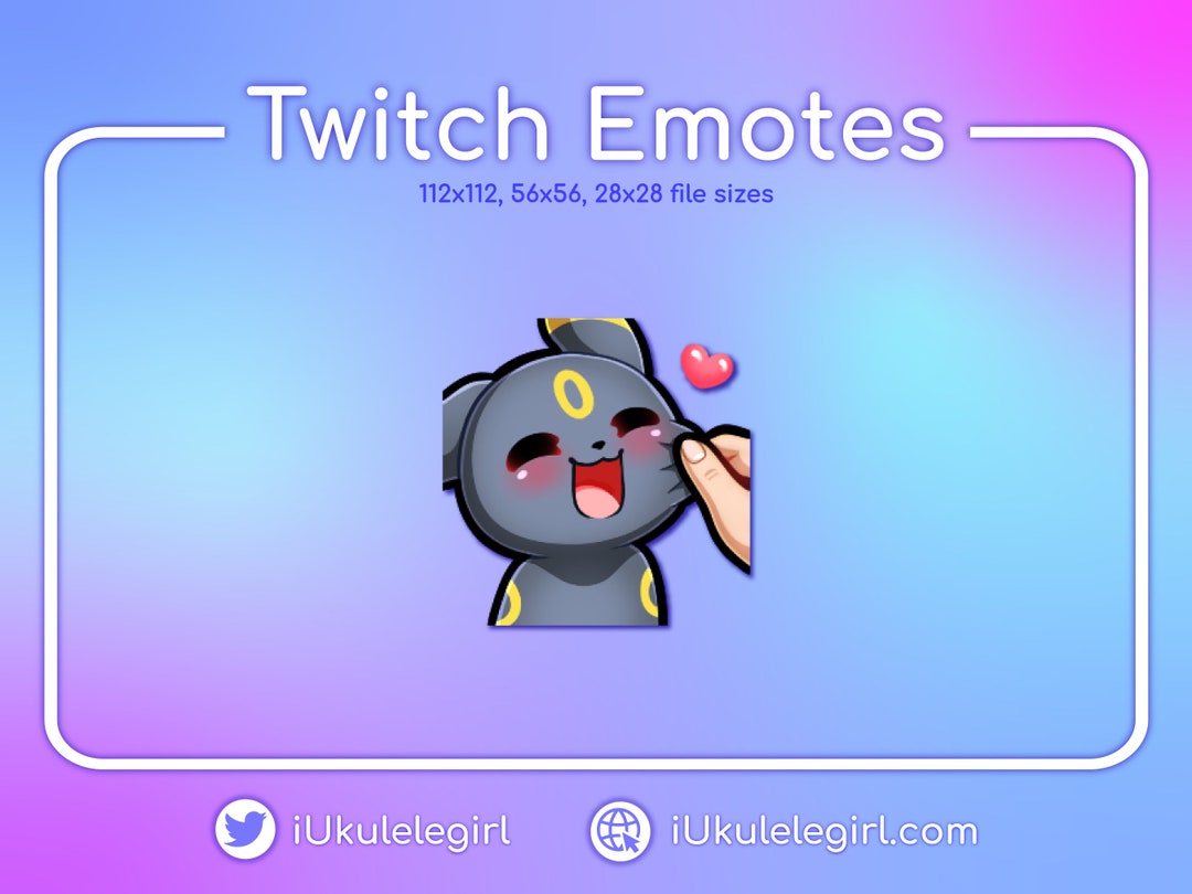 Umbreon Pinch Emote [twitch/discord] - Etsy