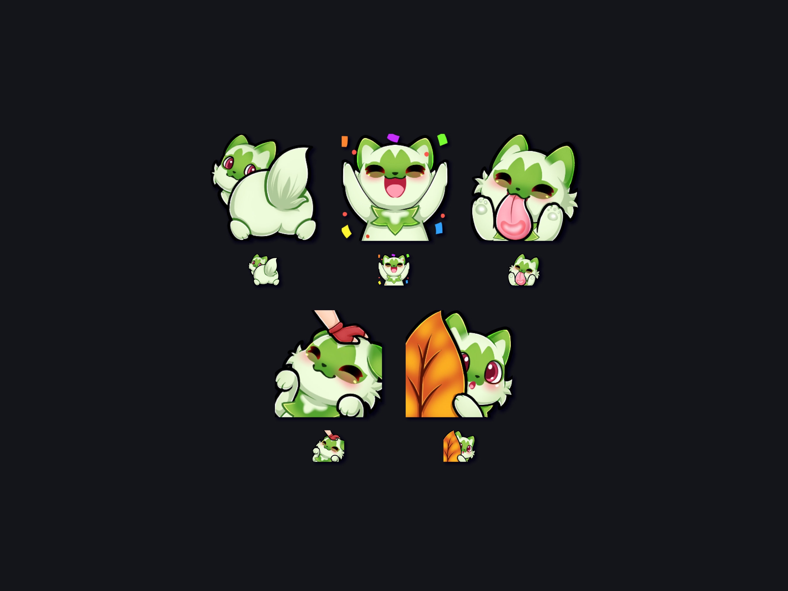 Sprigatito Pokemon Emotes [twitch/discord] - Etsy