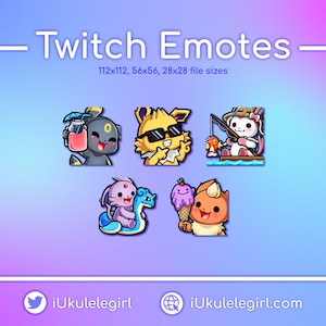 Mixed Eeveelution Pokemon Emotes [twitch/discord] - Etsy