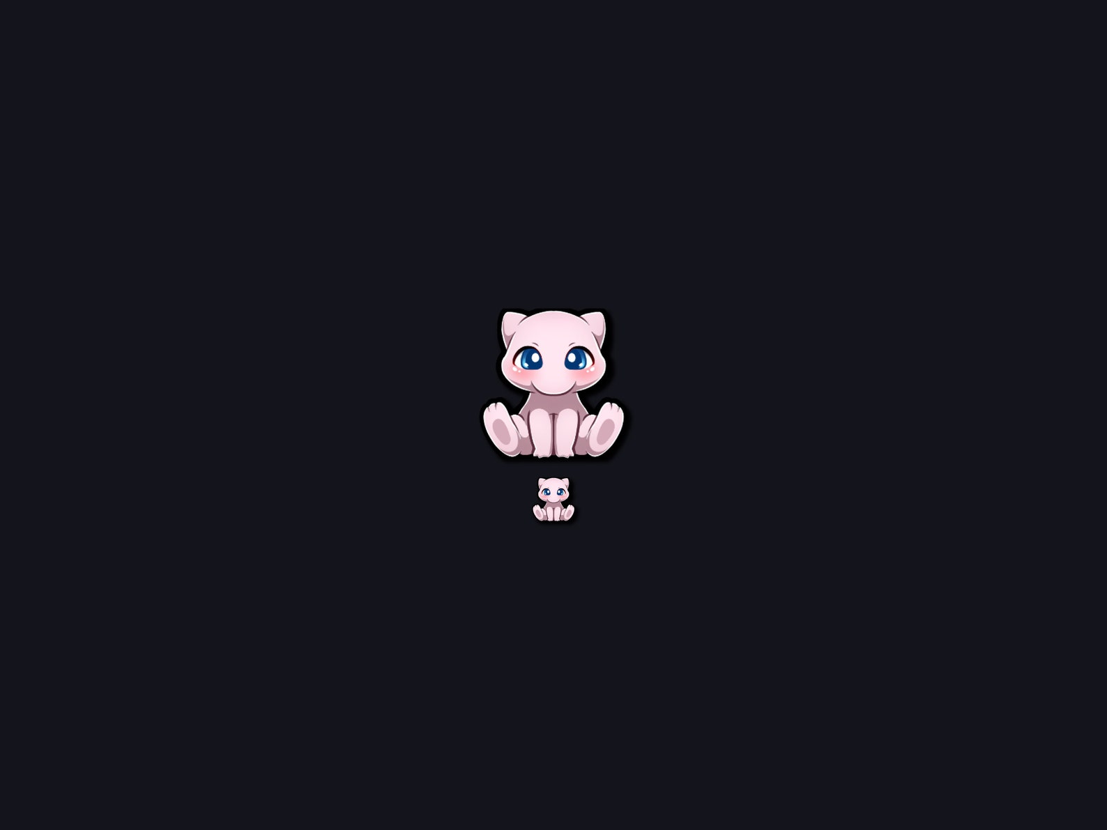 Mew Sit Emote [twitch/discord] - Etsy