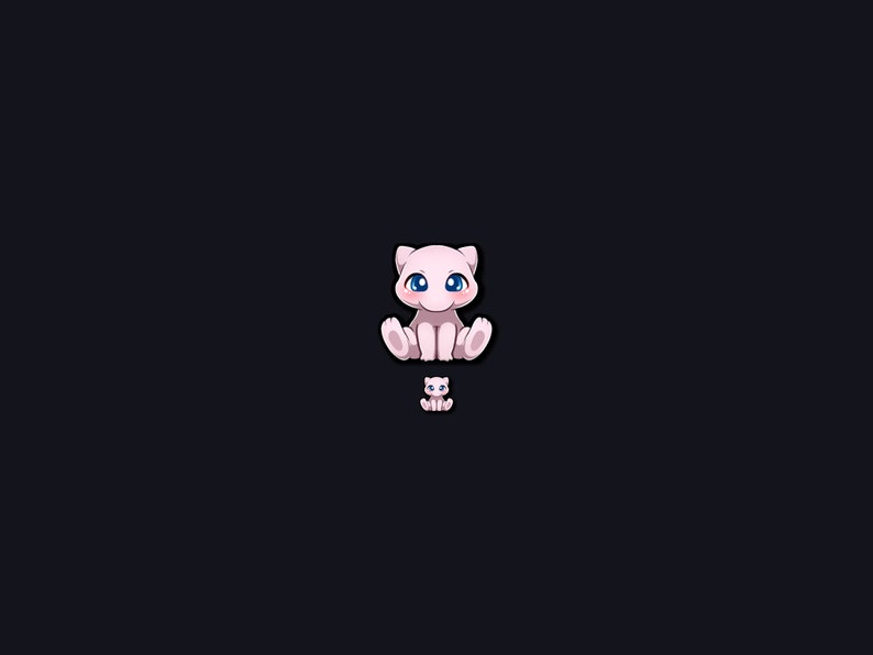 Mew Sit Emote [twitch/discord] - Etsy