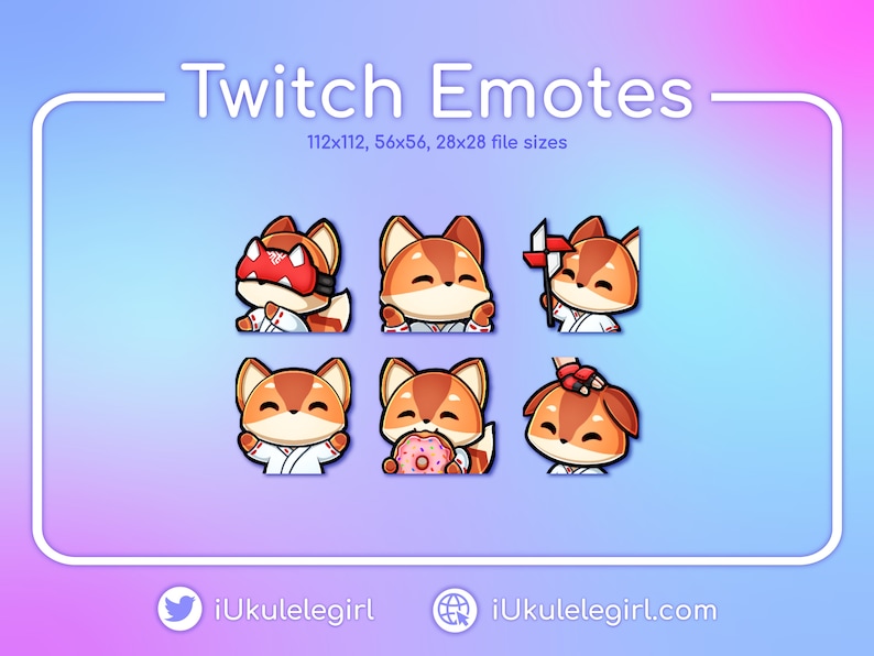 Overwatch 2 Kiriko's Fox Plush Emotes [twitch/discord] - Etsy