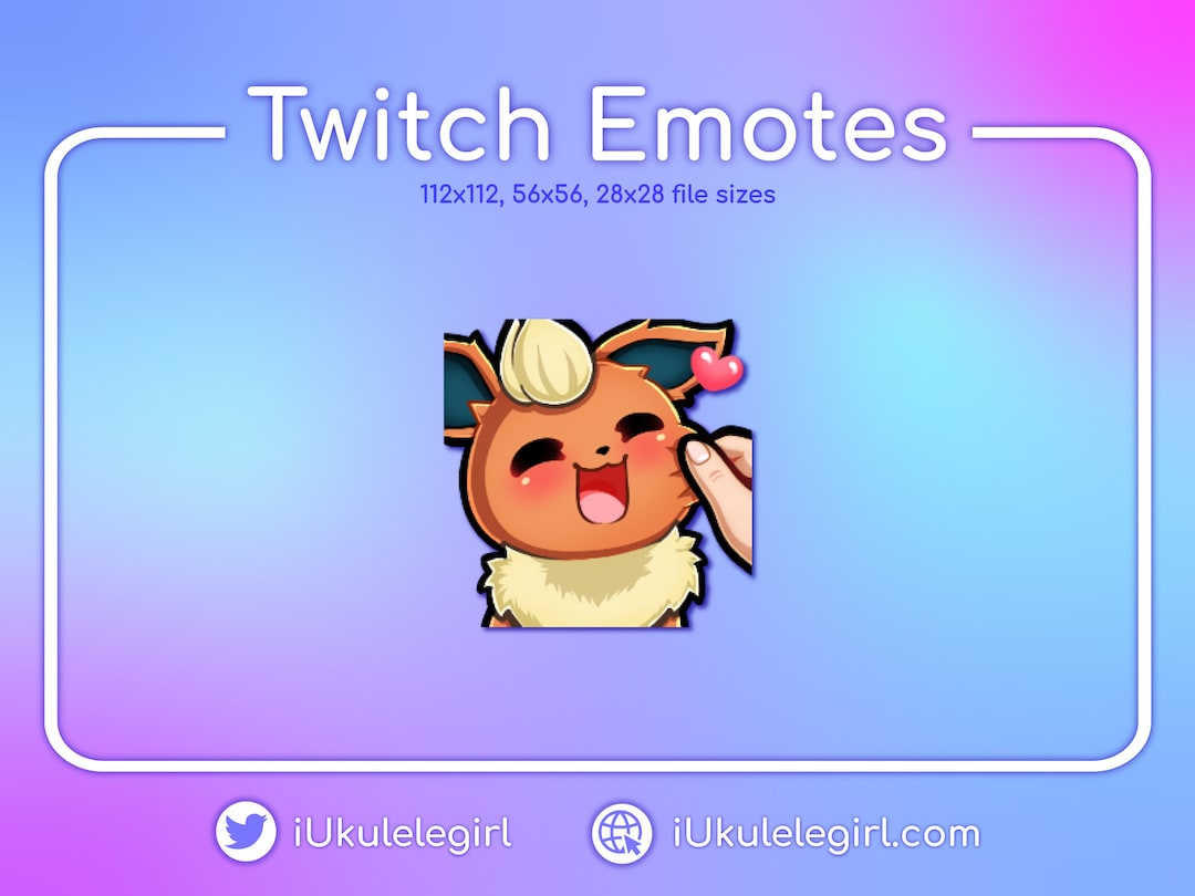 Flareon Pinch Emote [twitch/discord] - Etsy