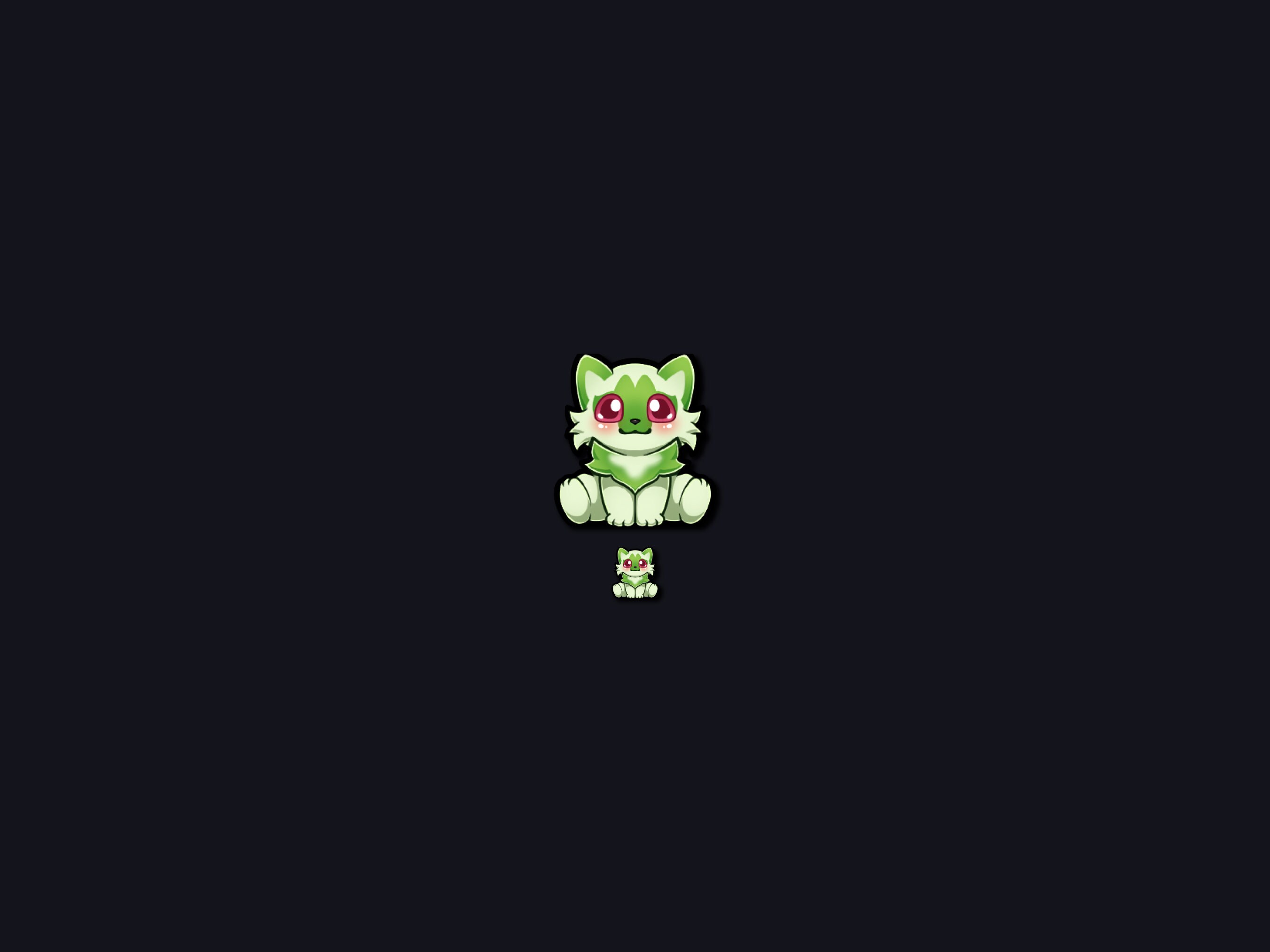 Sprigatito Sit Emote twitch/discord - Etsy