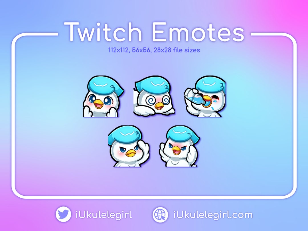 Quaxly Pokemon Emotes [twitch/discord] - Etsy