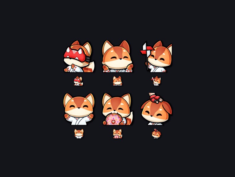 Overwatch 2 Kiriko's Fox Plush Emotes [twitch/discord] - Etsy
