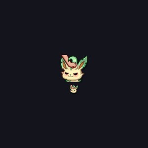 Leafeon Pet Emote twitch/discord - Etsy