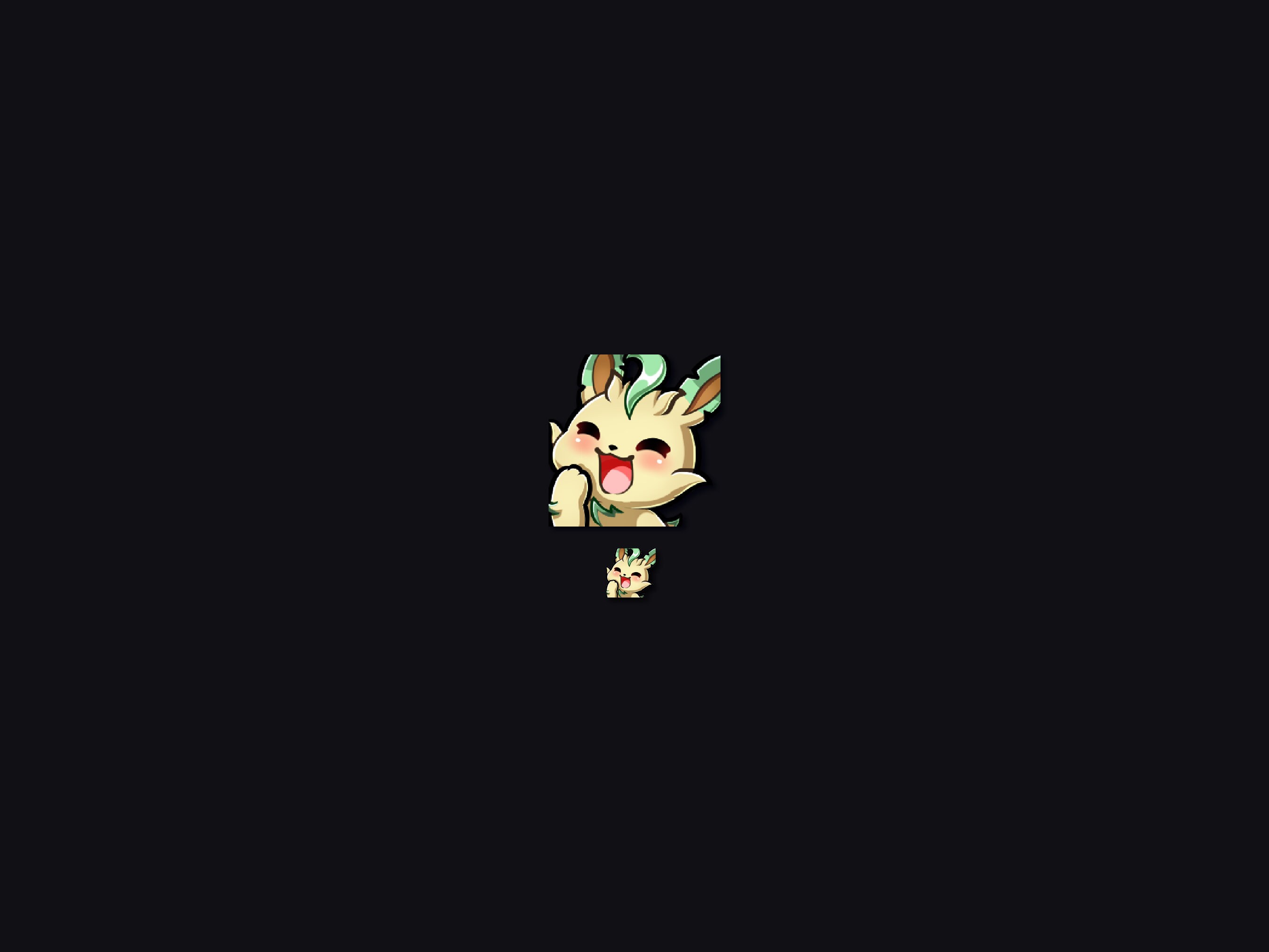 Leafeon Laugh Emote [twitch/discord] - Etsy