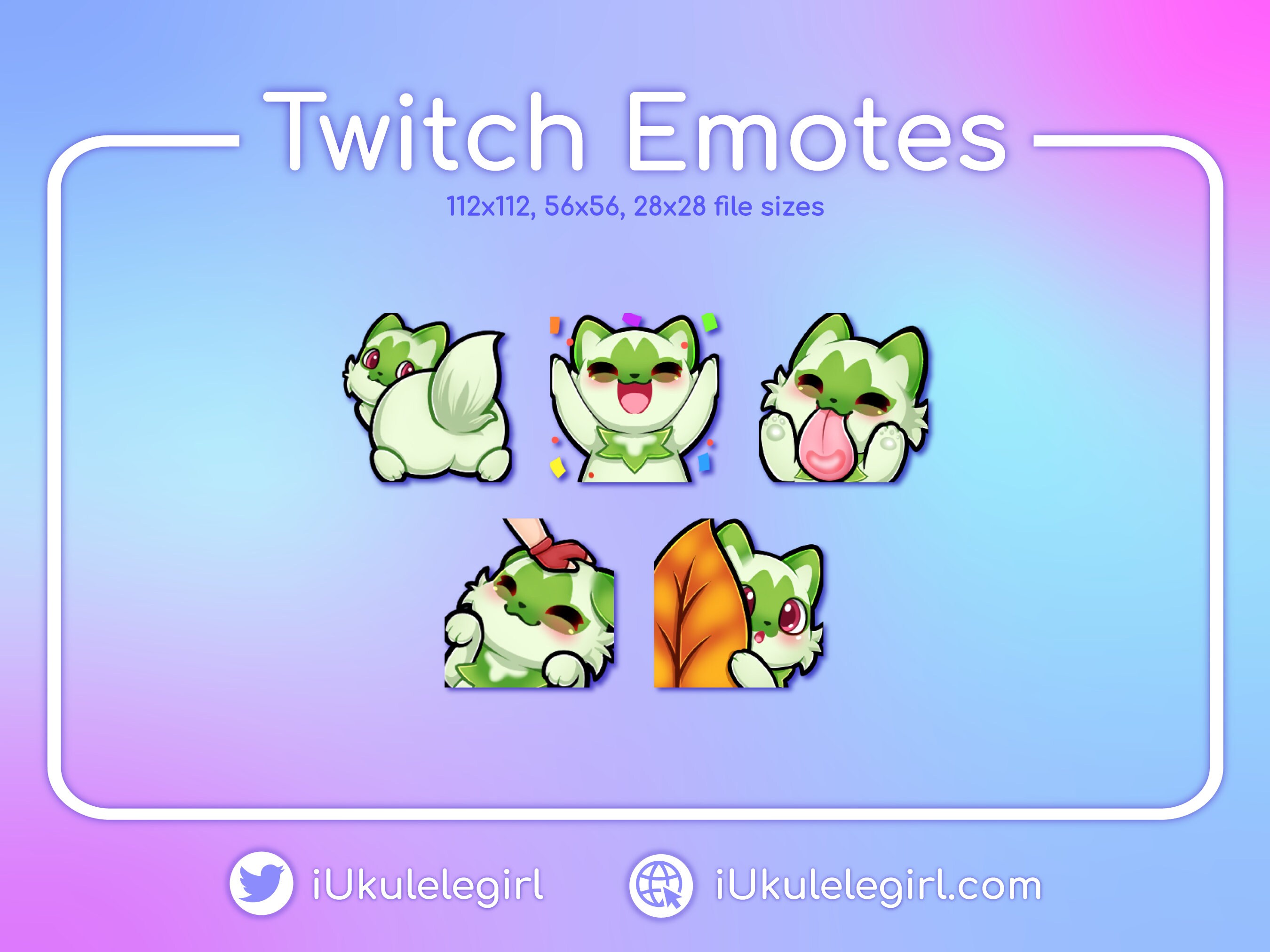Sprigatito Pokemon Emotes [twitch/discord] - Etsy