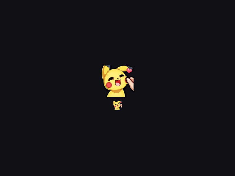Pikachu Pinch Emote [twitch/discord] - Etsy