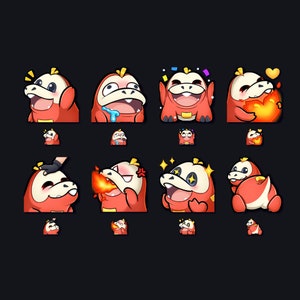 Fuecoco Pokemon Emotes [twitch/discord] - Etsy