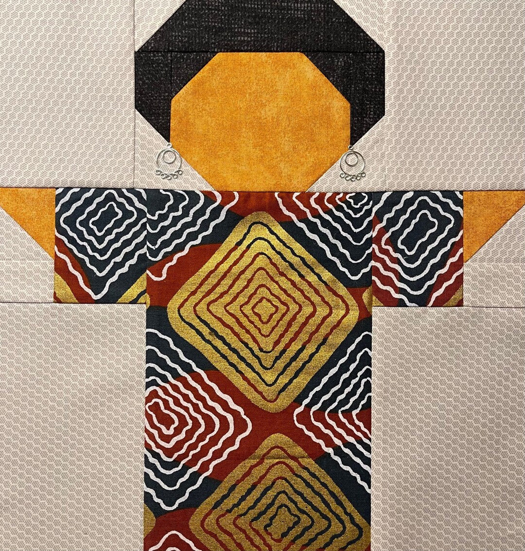 African Queen Sister 1 Foundation Paper Piecing Pattern - Etsy