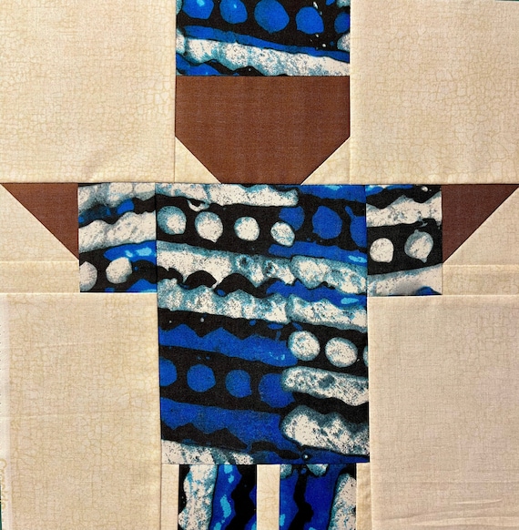 African Brother 2 Foundation Paper Piecing Pattern - Etsy