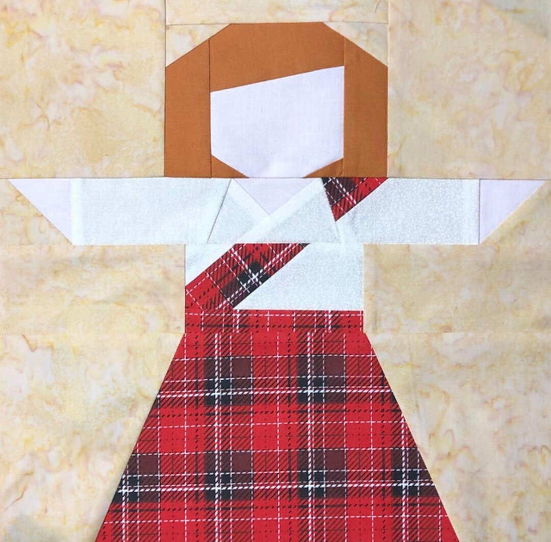 Scottish Sister Paper Piecing Pattern - Etsy