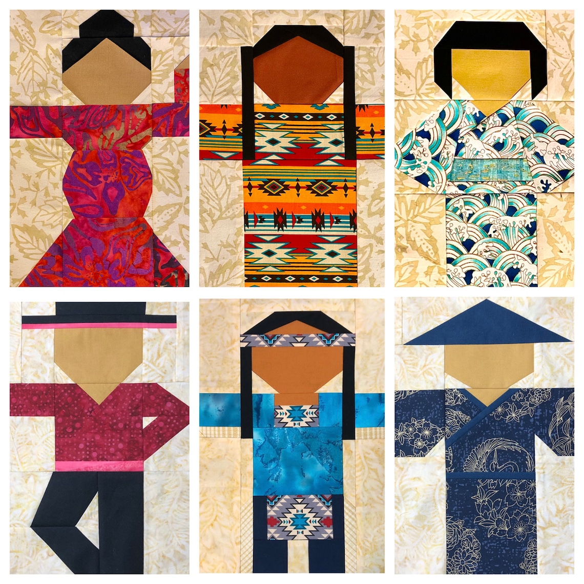 African Kings Foundation Paper Piecing Patterns With Bonus African ...