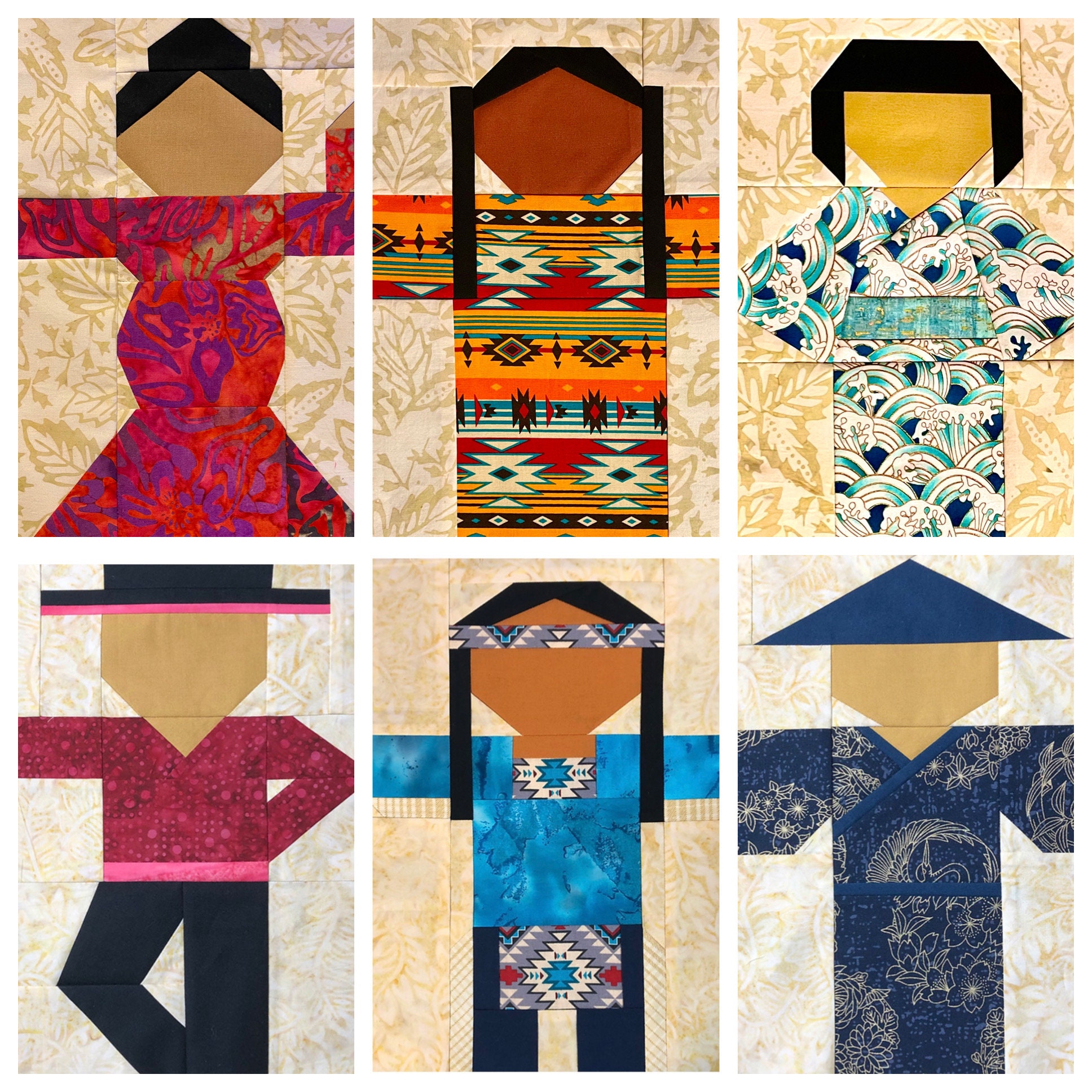 African Queen Sister 1 Foundation Paper Piecing Pattern - Etsy